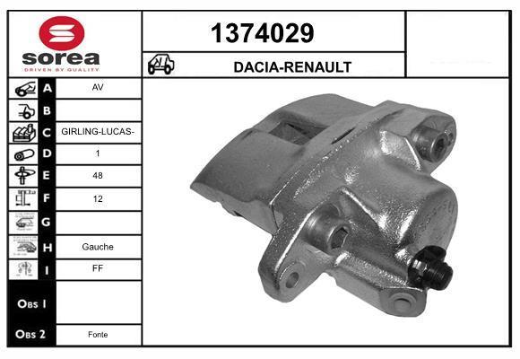 Étrier de frein SNRA 1374029 au meilleur prix - Oscaro