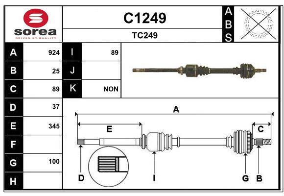 Cardan SNRA C1249 au meilleur prix - Oscaro