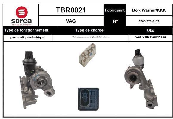 Turbocompresseur SNRA ref. TBR0021 au meilleur prix - Oscaro