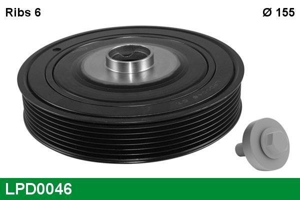 Polea, cigüeñal Lucas LPD0046 al mejor precio - Oscaro