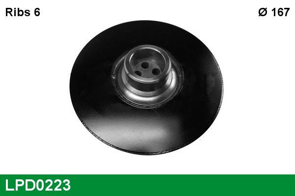 Poulie damper Lucas LPD0223 au meilleur prix - Oscaro
