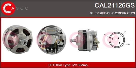 Alternateur CASCO SRL CAL21126GS au meilleur prix - Oscaro