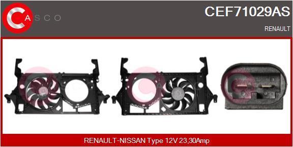 Moteur électrique, ventilateur pour radiateurs CASCO SRL CEF71029AS au ...