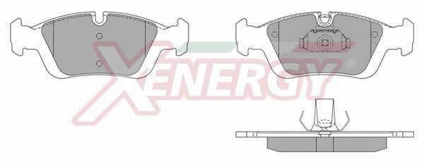 Jeu de 4 plaquettes de frein XENERGY X40394 au meilleur prix - Oscaro