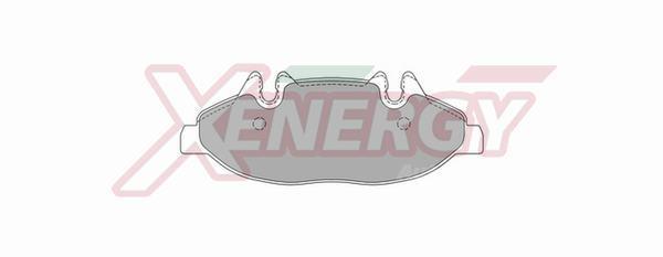Jeu de 4 plaquettes de frein XENERGY X40914 au meilleur prix - Oscaro