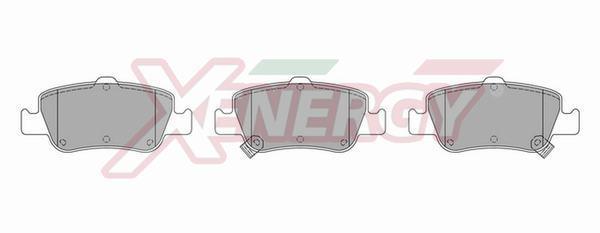 Jeu de 4 plaquettes de frein XENERGY X40973 au meilleur prix - Oscaro
