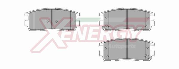 Jeu de 4 plaquettes de frein XENERGY X40996 au meilleur prix - Oscaro