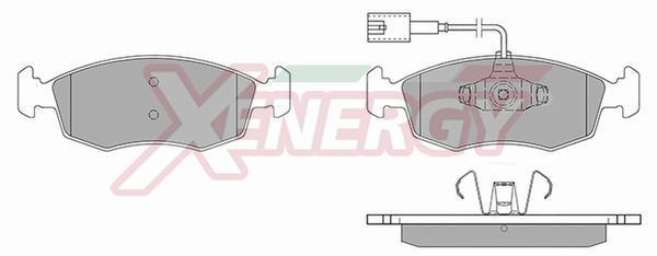 Jeu de 4 plaquettes de frein XENERGY X41120 au meilleur prix - Oscaro