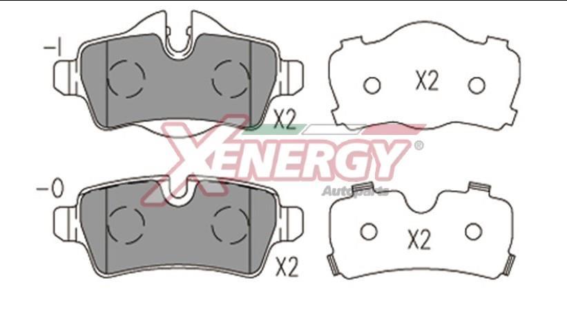 Jeu de 4 plaquettes de frein XENERGY X41178 au meilleur prix - Oscaro