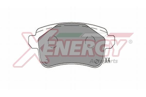 Jeu de 4 plaquettes de frein XENERGY X41369 au meilleur prix - Oscaro