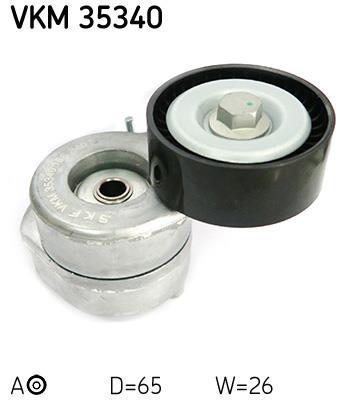 Galet tendeur de courroie d'accessoire SKF VKM 35340 au meilleur prix ...