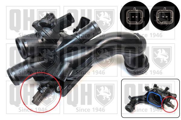 Thermostat d'eau QUINTON HAZELL QTH954K au meilleur prix - Oscaro