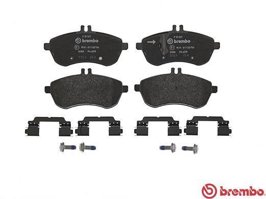 Juego de 4 pastillas de freno BREMBO P 50 067 al mejor precio - Oscaro