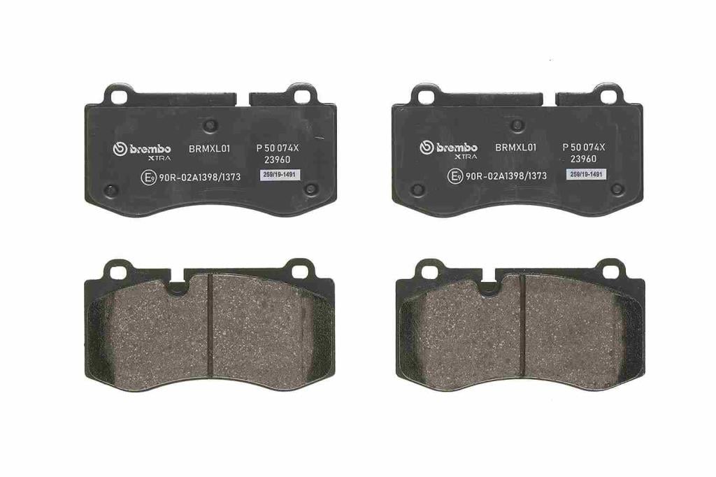 Juego de 4 pastillas de freno BREMBO P 50 074X al mejor precio - Oscaro