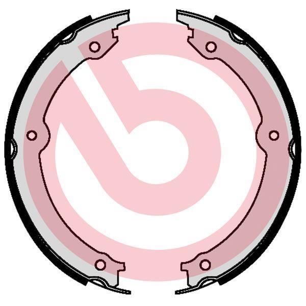 Jeu de mâchoires de frein à main BREMBO S 83 573 au meilleur prix - Oscaro