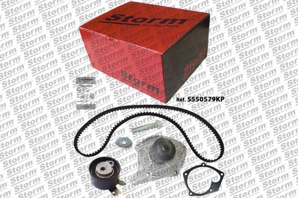 Pompe à eau + kit de courroie de distribution Storm 5550579KP au ...