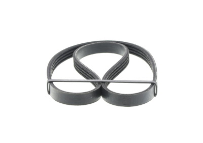 Courroie trapézoïdale à nervures HERTH+BUSS JAKOPARTS J1040900 au ...