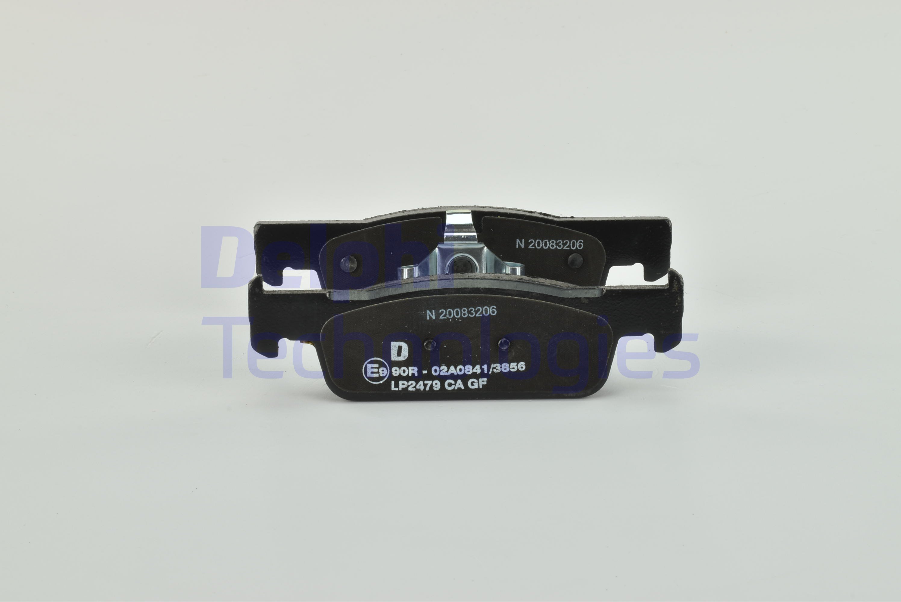 Jeu de 4 plaquettes de frein DELPHI LP2479 au meilleur prix - Oscaro