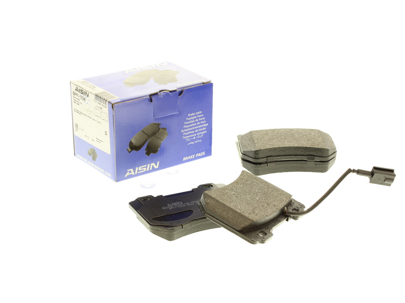 Jeu de 4 plaquettes de frein AISIN BPFI-1034 au meilleur prix - Oscaro