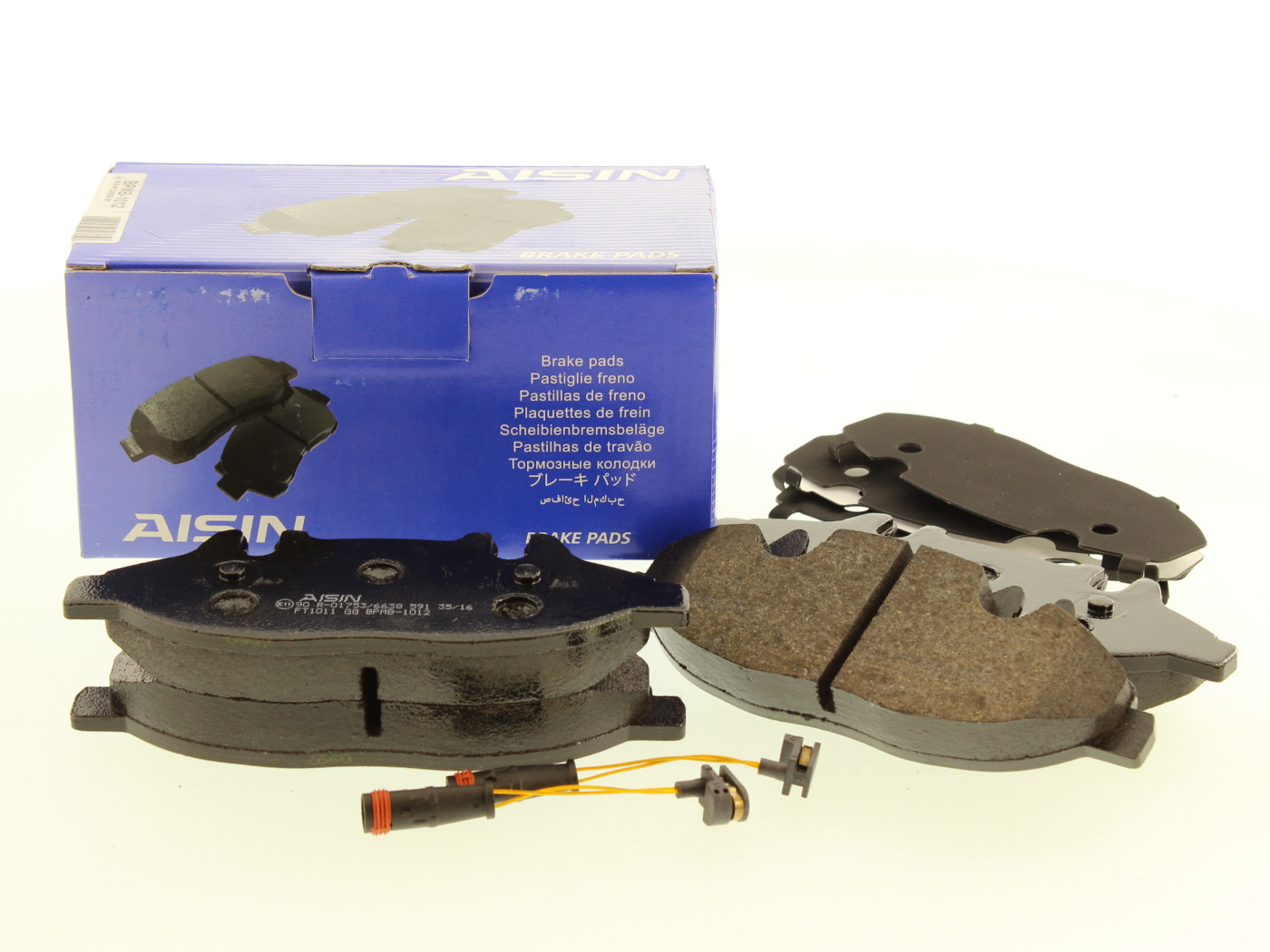 Jeu de 4 plaquettes de frein AISIN BPMB-1012 au meilleur prix - Oscaro