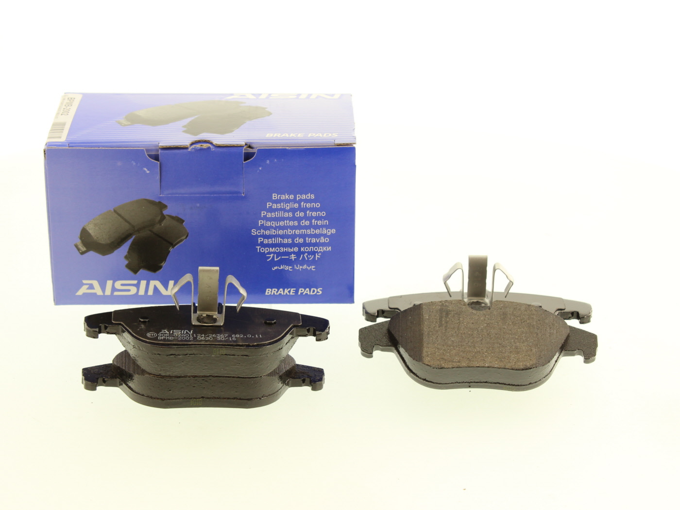 Jeu de 4 plaquettes de frein AISIN BPMB-2002 au meilleur prix - Oscaro