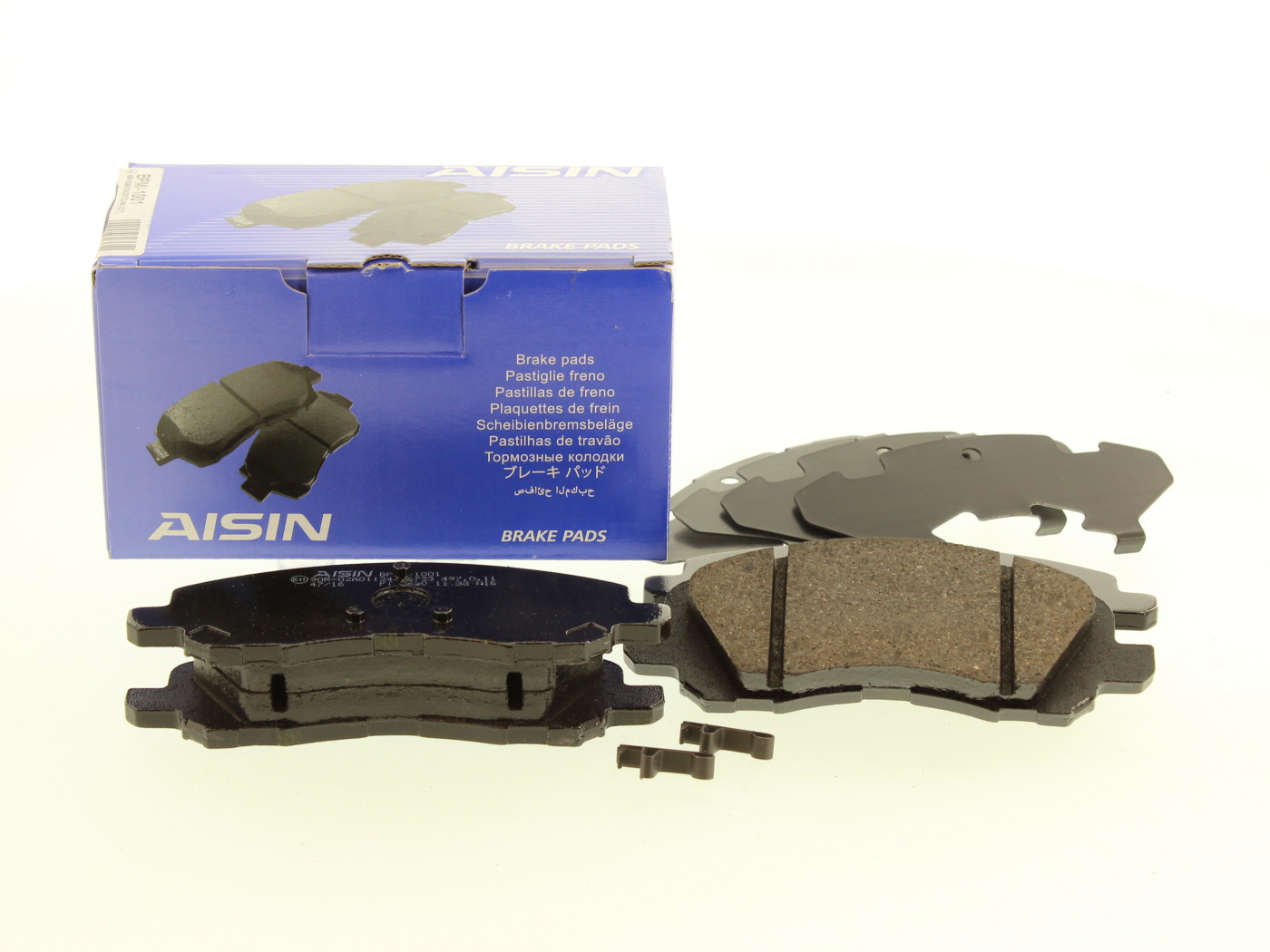 Jeu de 4 plaquettes de frein AISIN BPMI-1001 au meilleur prix - Oscaro