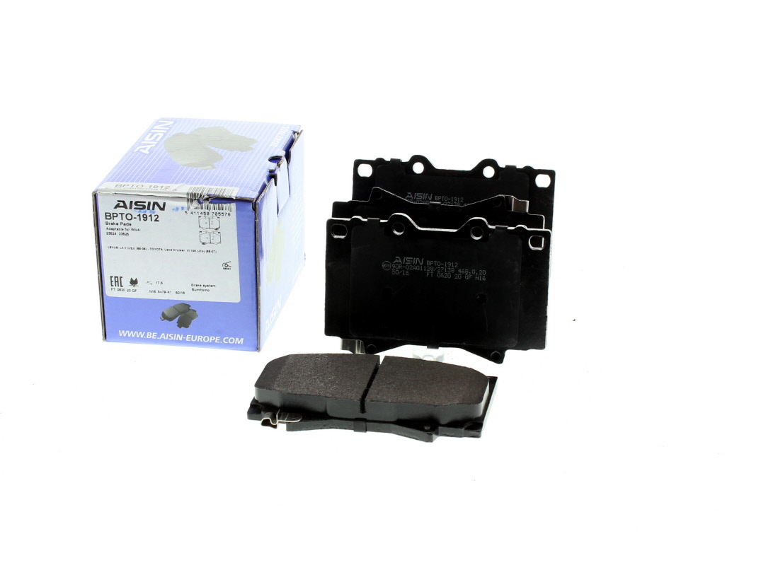 Jeu de 4 plaquettes de frein AISIN BPTO-1912 au meilleur prix - Oscaro