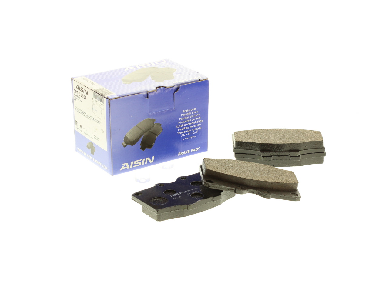 Jeu de 4 plaquettes de frein AISIN BPTO-2904 au meilleur prix - Oscaro