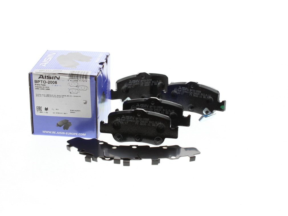 Juego de 4 pastillas de freno AISIN BPTO-2008 al mejor precio - Oscaro