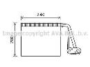 Evaporateur climatisation AVA Deutschland GmbH RTV566 au meilleur prix ...