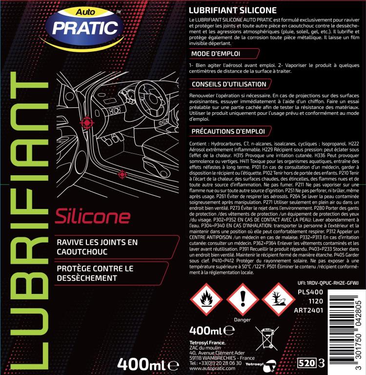 Dégrippant-Lubrifiant Auto Pratic ref. PLS400 au meilleur prix - Oscaro