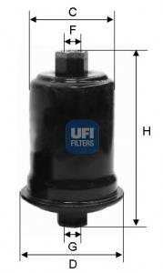 Filtro combustible UFI Filters 31.556.00 al mejor precio - Oscaro