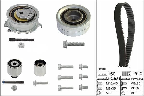 Kit de distribution Schaeffler INA 530 0550 10 au meilleur prix - Oscaro