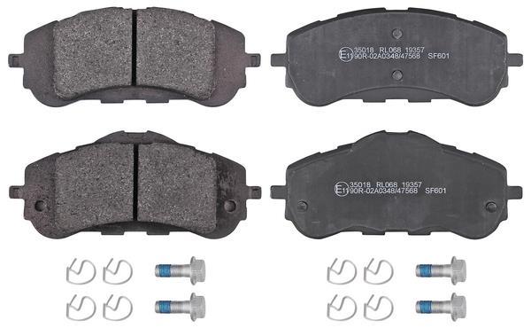 Jeu de 4 plaquettes de frein A.B.S. ALL BRAKE SYSTEMS BV. 35018 au ...