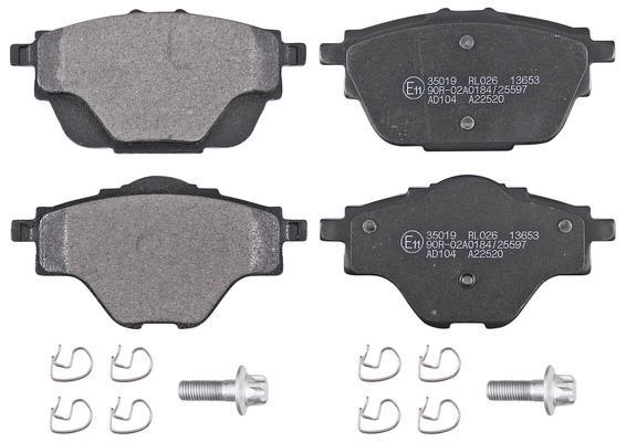 Jeu de 4 plaquettes de frein A.B.S. ALL BRAKE SYSTEMS BV. 35019 au ...