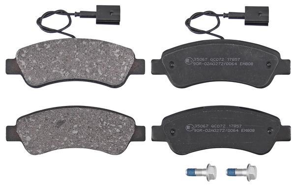 Jeu de 4 plaquettes de frein A.B.S. ALL BRAKE SYSTEMS BV. 35067 au ...