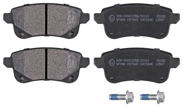 Jeu de 4 plaquettes de frein A.B.S. ALL BRAKE SYSTEMS BV. 35083 au ...