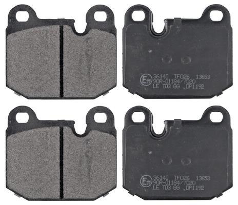 Jeu de 4 plaquettes de frein A.B.S. ALL BRAKE SYSTEMS BV. 36140 au ...