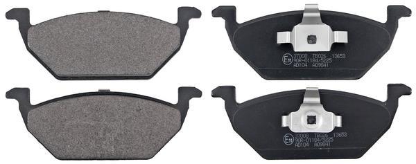 Jeu de 4 plaquettes de frein A.B.S. ALL BRAKE SYSTEMS BV. 37008 au ...