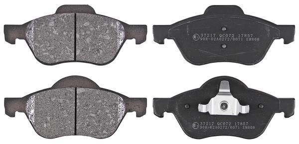 Jeu de 4 plaquettes de frein A.B.S. ALL BRAKE SYSTEMS BV. 37217 au ...