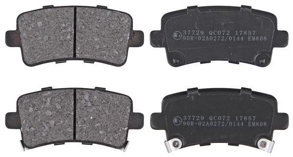 Jeu de 4 plaquettes de frein A.B.S. ALL BRAKE SYSTEMS BV. 37729 au ...