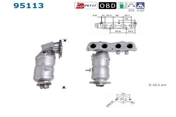 Catalyseur AS 95113 au meilleur prix - Oscaro