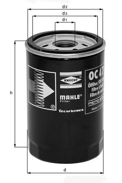Filtre à huile KNECHT FILTER OC 485 au meilleur prix - Oscaro
