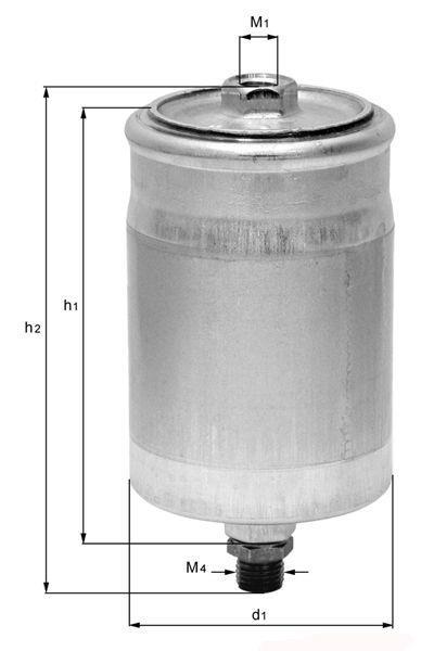 Filtre à carburant KNECHT FILTER KL 19 au meilleur prix - Oscaro