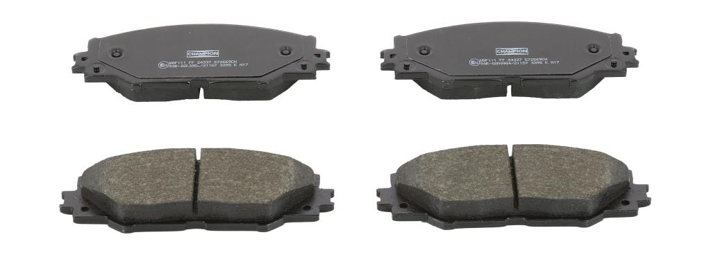 Jeu de 4 plaquettes de frein CHAMPION 572569CH au meilleur prix - Oscaro