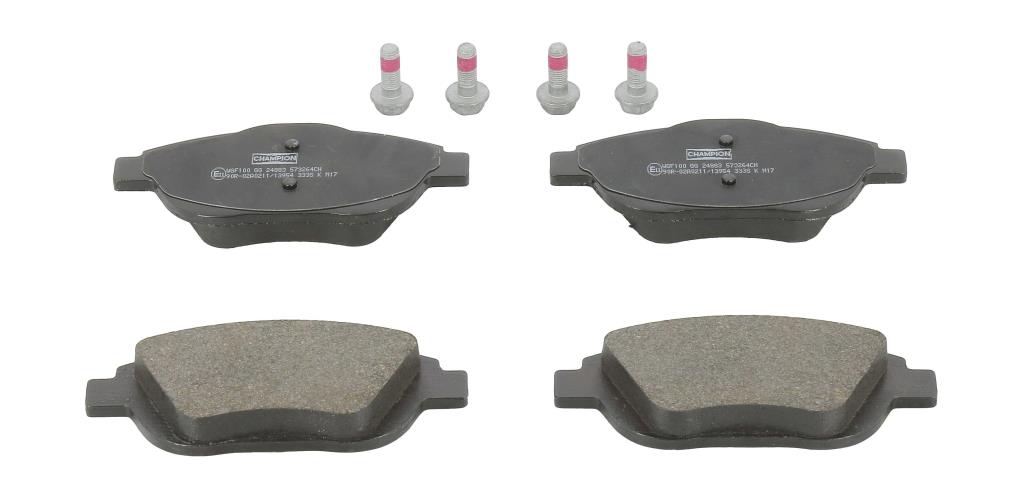 Jeu de 4 plaquettes de frein CHAMPION 573264CH au meilleur prix - Oscaro