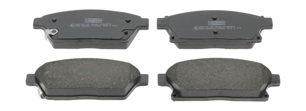 Jeu de 4 plaquettes de frein CHAMPION 573325CH au meilleur prix - Oscaro