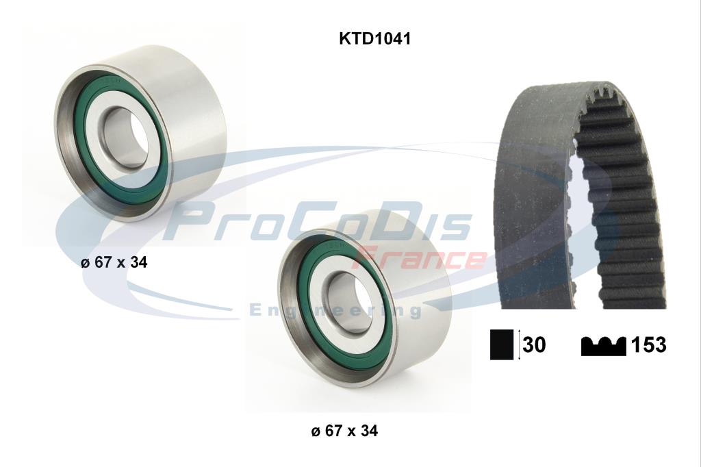 Kit de distribution PROCODIS FRANCE KTD1041 au meilleur prix - Oscaro