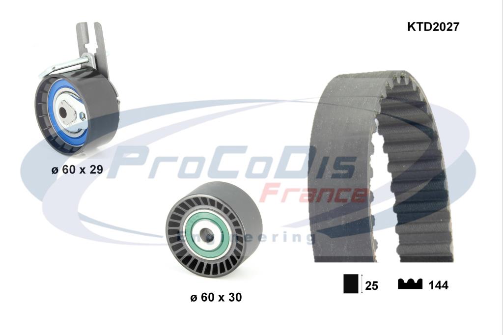 Kit de distribution PROCODIS FRANCE KTD2027 au meilleur prix - Oscaro