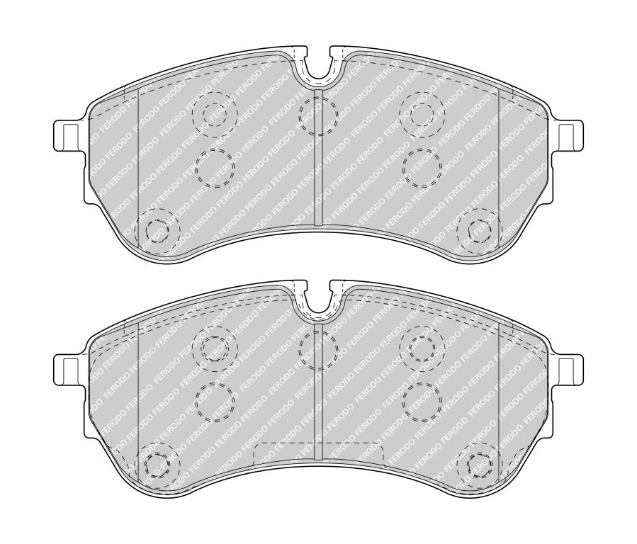 Juego de 4 pastillas de freno FERODO FVR5067 al mejor precio - Oscaro